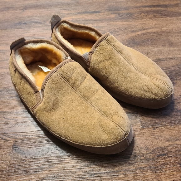 Overland | Shoes | Overland Sheepskin Shearling Tan Slippers Mens 1 ...